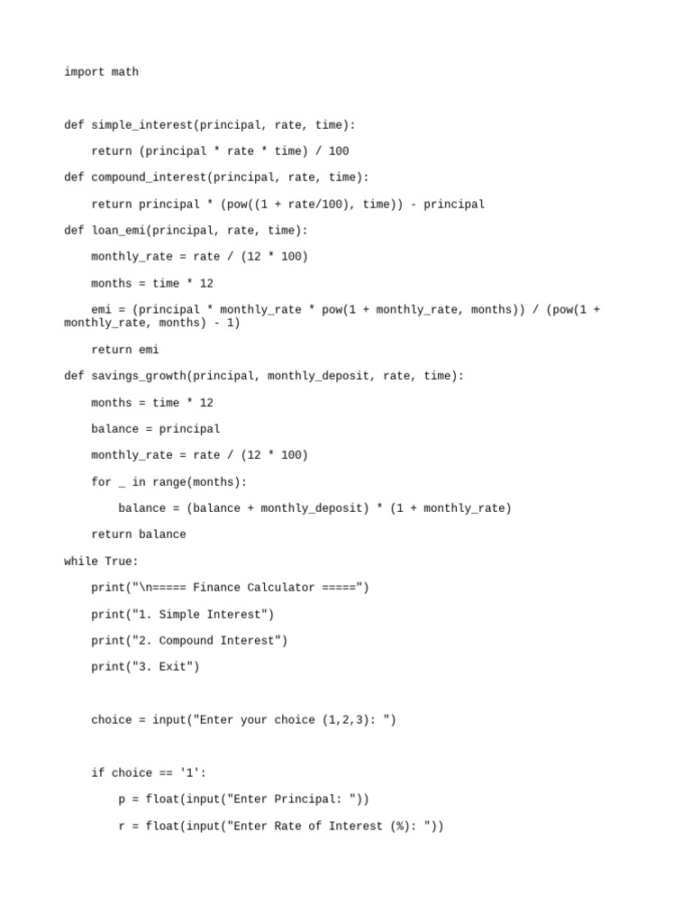 Python Practicals | PDF