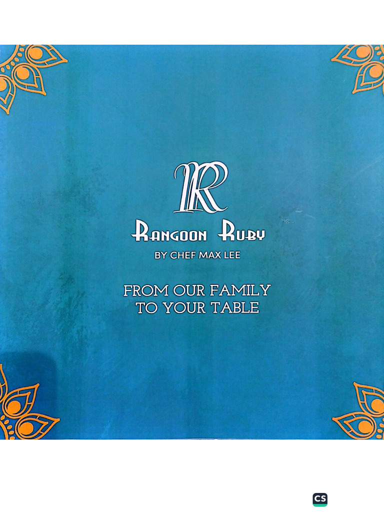 RANGOON RUBY MENU 2025_4a037f7b-1776-4796-a041-c9c3db9a3159 | PDF
