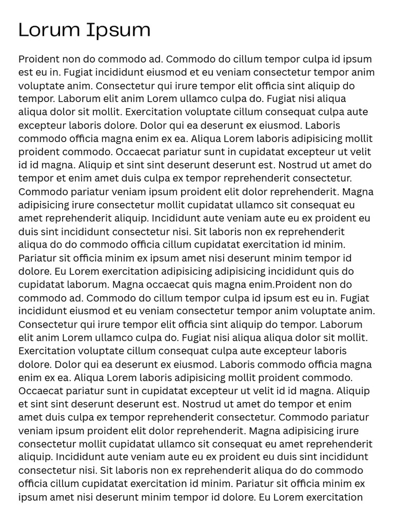 Lorum Ipsum | PDF