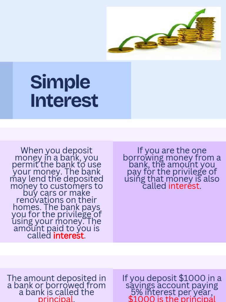 Understanding Simple and Compound Interest | PDF | Interest | Compound ...
