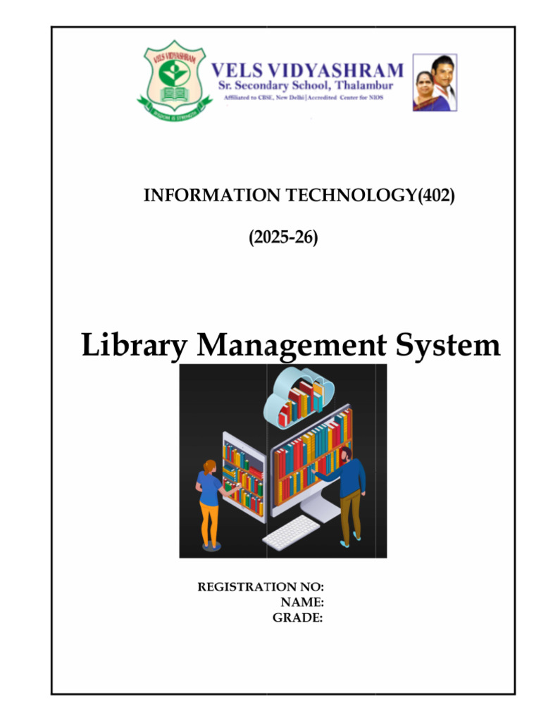 IT Project - Library Management System | PDF | Databases | Information ...