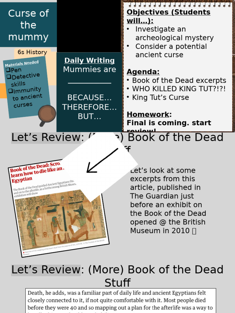 Curse of The Mummy | PDF | Tutankhamun | Ancient Egypt