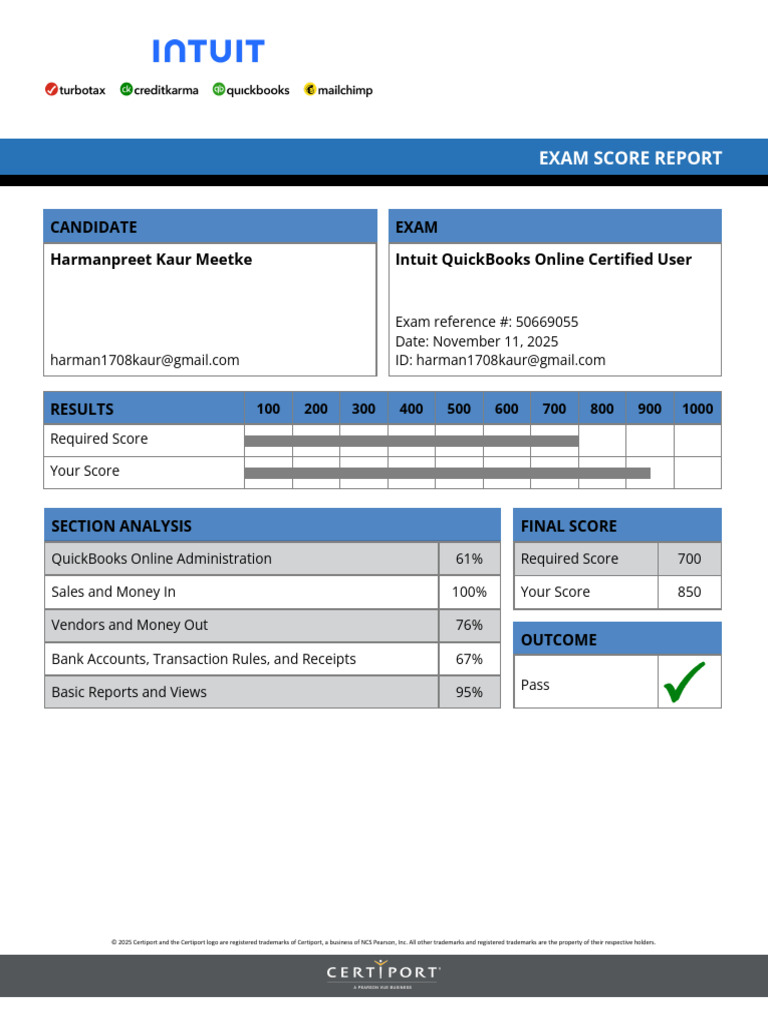 Intuit QuickBooks Online Certified User-7 | PDF | Quick Books | Business