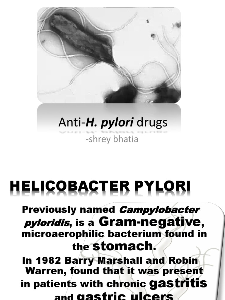 Anti-H.pylori drugs | Gastroenterology | Medical Specialties | Free 30 ...