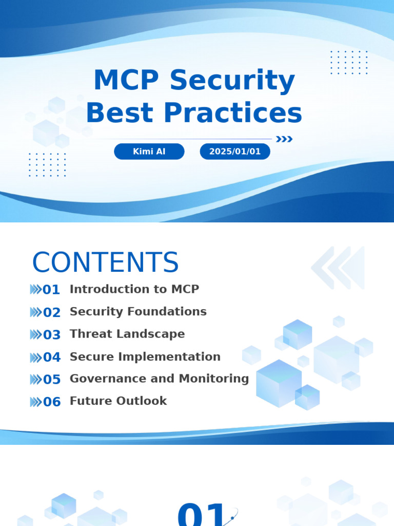 MCP Security Best Practices Guide | PDF | Security | Computer Security