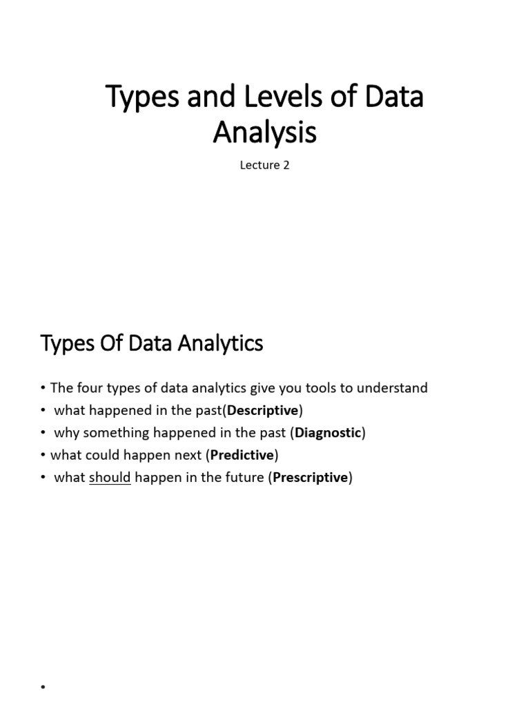 Descriptive vs Predictive Analysis | PDF | Analytics | Predictive Analytics