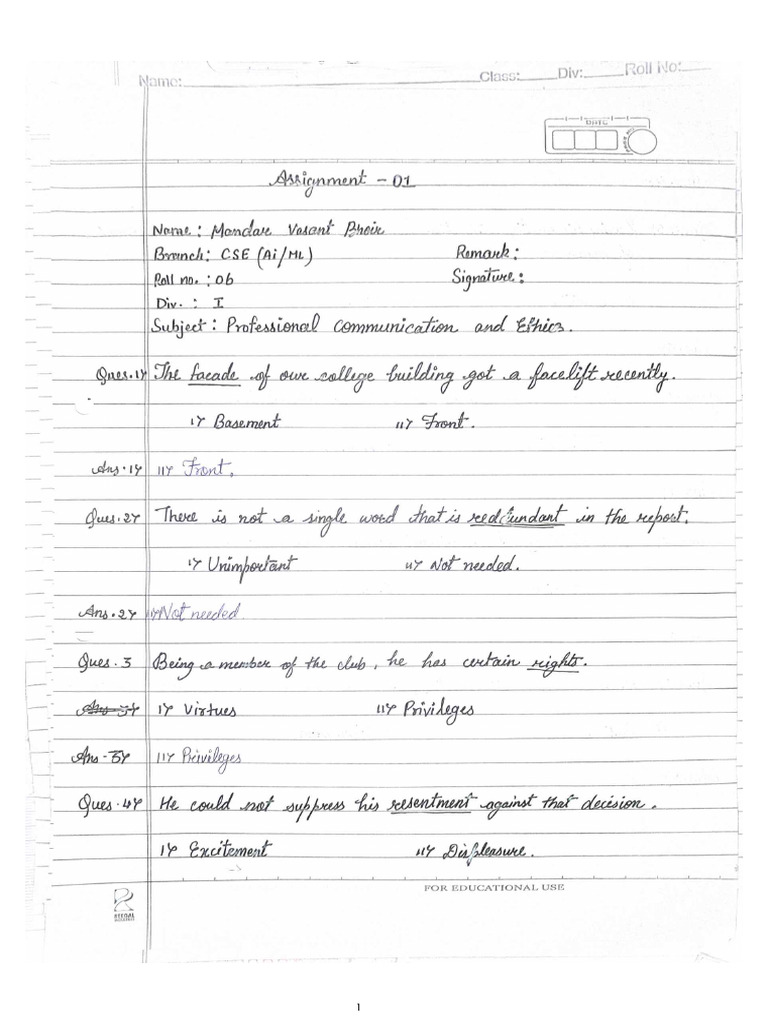 Pce Assignment 1-2 | PDF