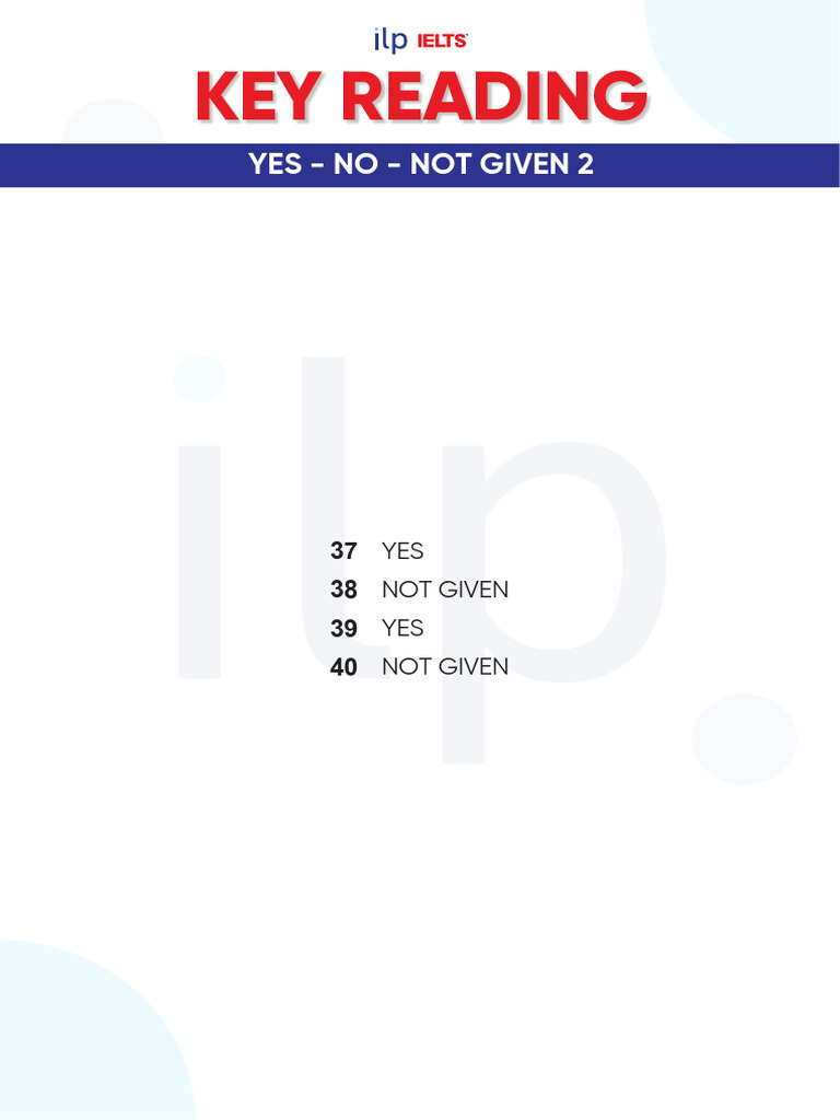 Yes - No - Not Given 2 (2) | PDF