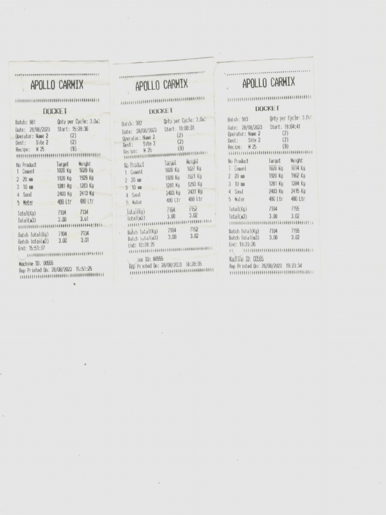 Batch Slip | PDF
