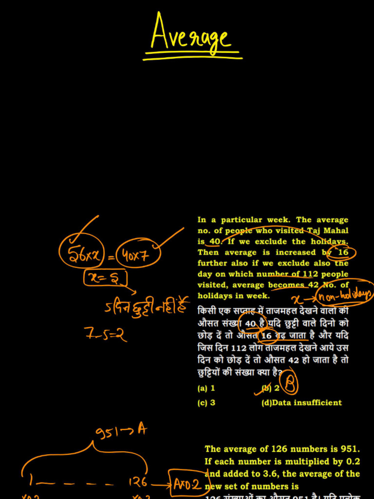 Average Class-8 (9-7-2024) | PDF