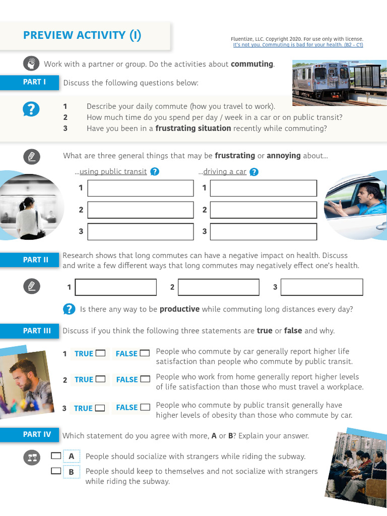 Itsnotyoucommutingisbadforyourhealth Interactive | PDF | Commuting ...