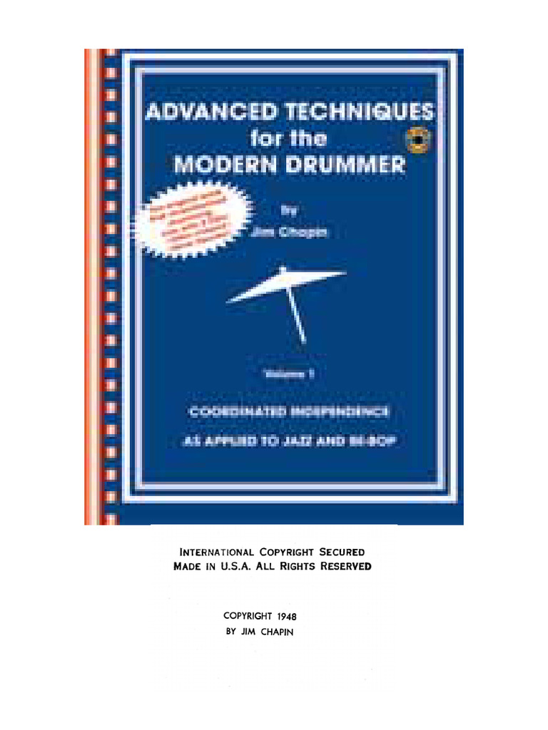 Jim Chapin - Advanced Techniques For The Modern Drummer | PDF