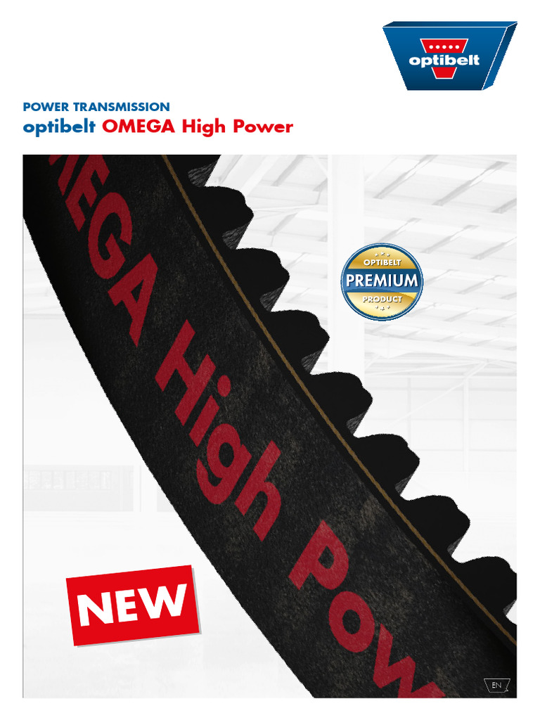 Optibelt OMEGA High Power Timing Belts | PDF | Belt (Mechanical ...