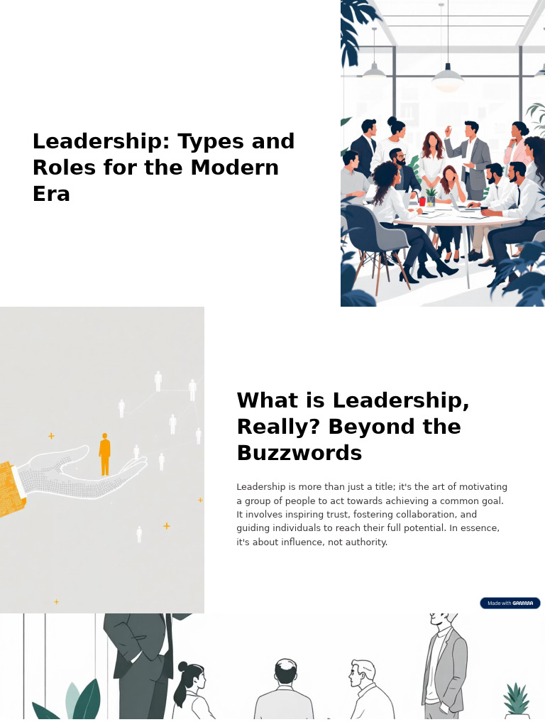 Leadership Styles and Roles Explained | PDF | Leadership | Mentorship