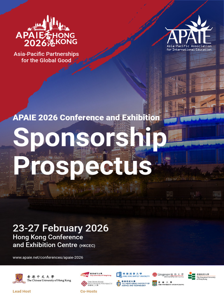 APAIE Conference and Exhibition 2026 Sponsorship Prospectus | PDF ...