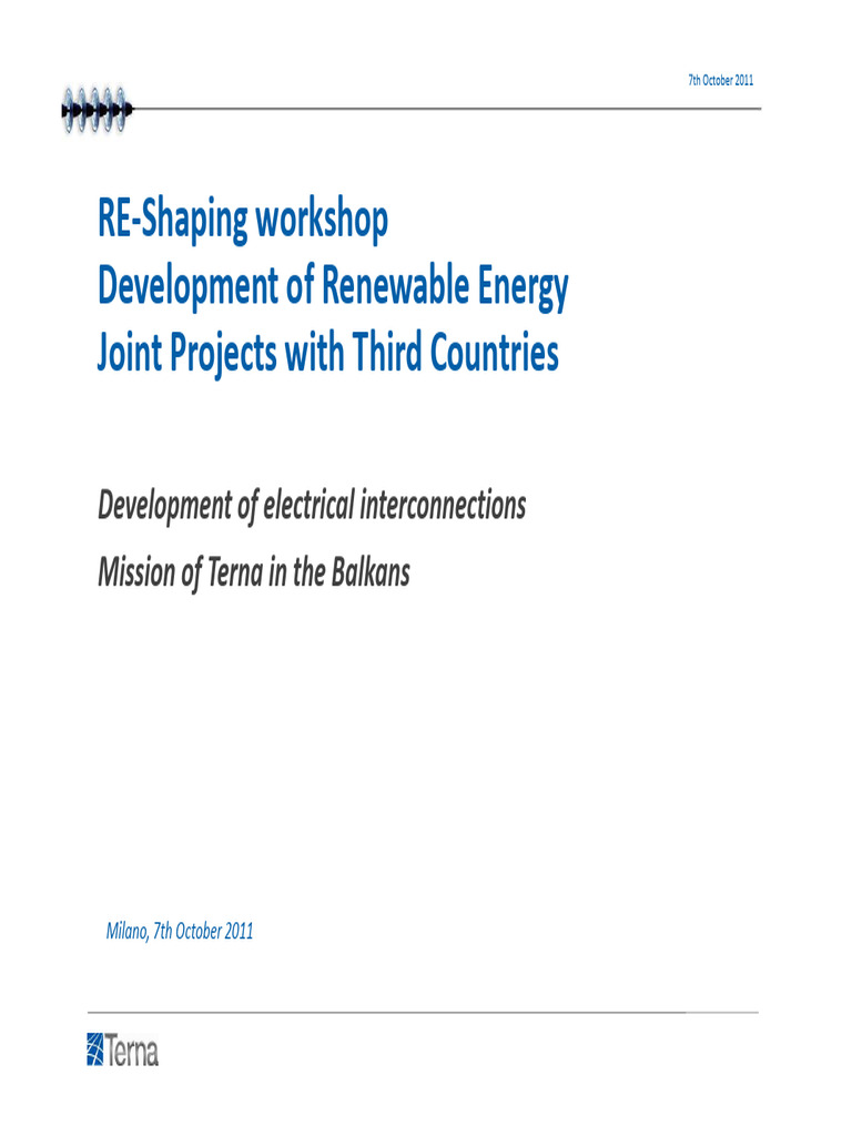 Italian Transmission Network 2011 Overview | PDF | Wind Power ...