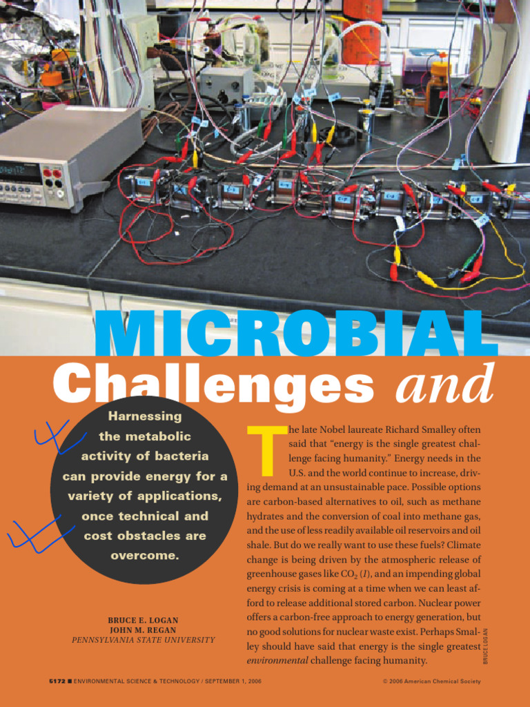 Logan Regan 2006 Microbial Fuel Cells Challenges and Applications | PDF ...