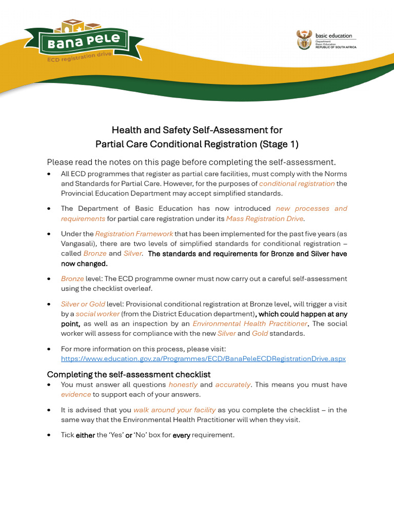 Health and Safety Self-Assessment | PDF | Hand Washing