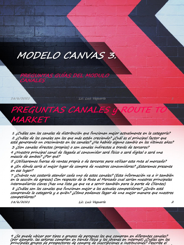 Modelo Canvas 3. | PDF | Business | Economias