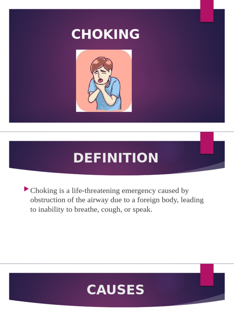 Choking - Seminar | PDF