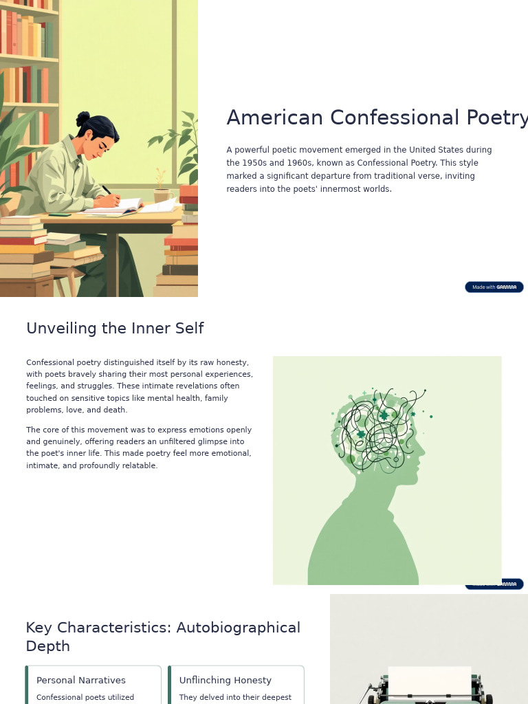 American-Confessional-Poetry | PDF | Sylvia Plath