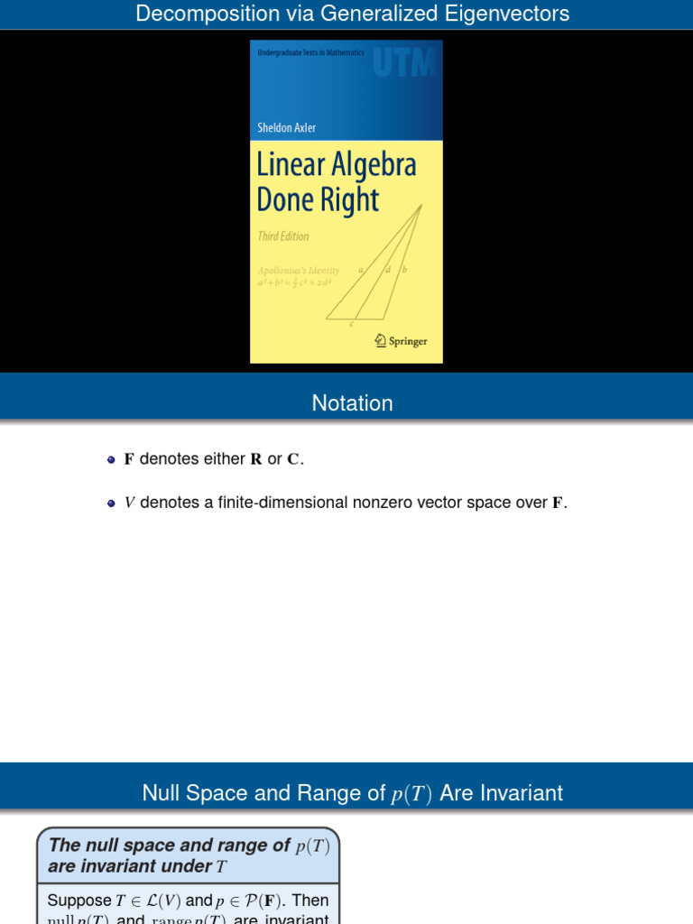 Decomposition | PDF | Eigenvalues And Eigenvectors | Geometry
