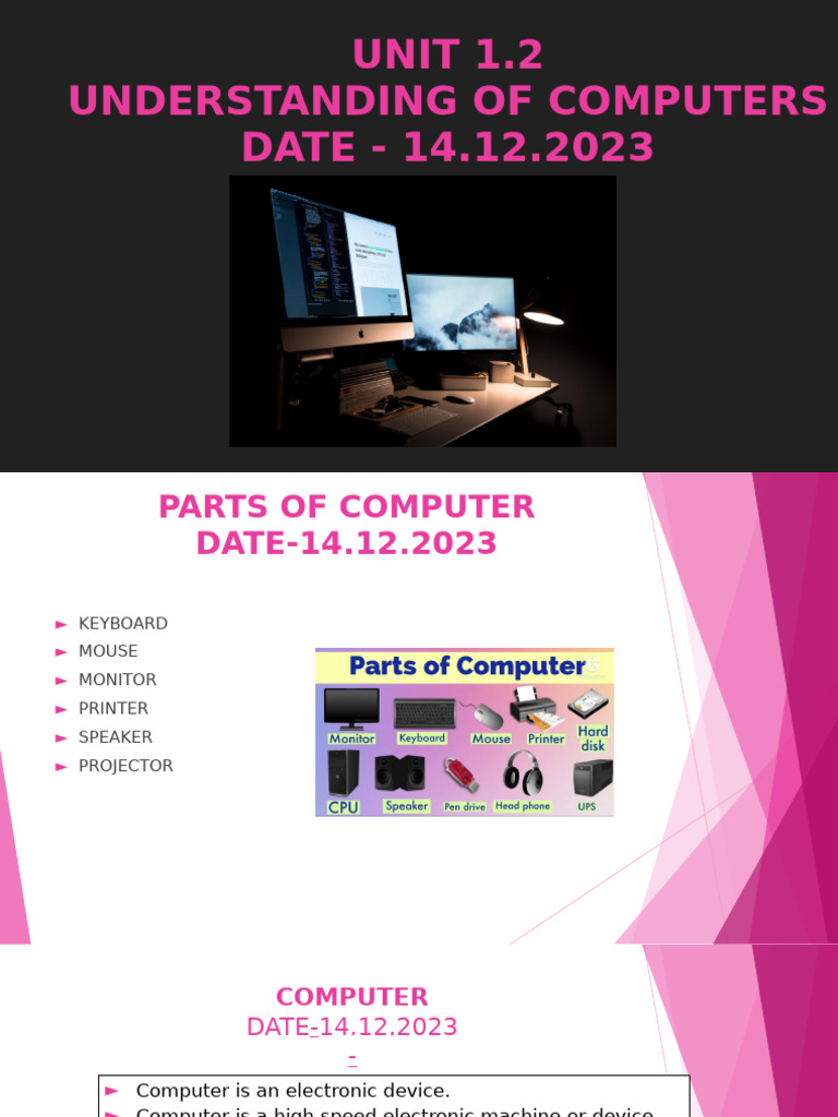 Computer Basics: Hardware and Software Overview | PDF | Desktop ...