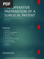 Pre-Operative Assessment Template | PDF | Surgery | Anesthesia