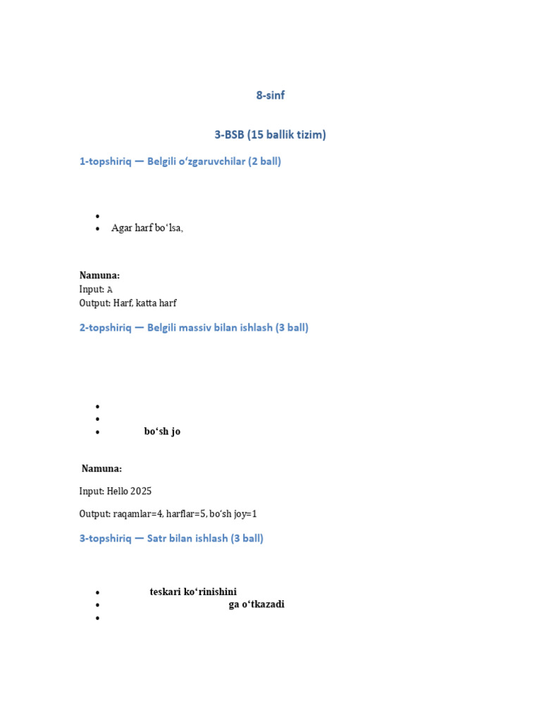 3 BSB | PDF