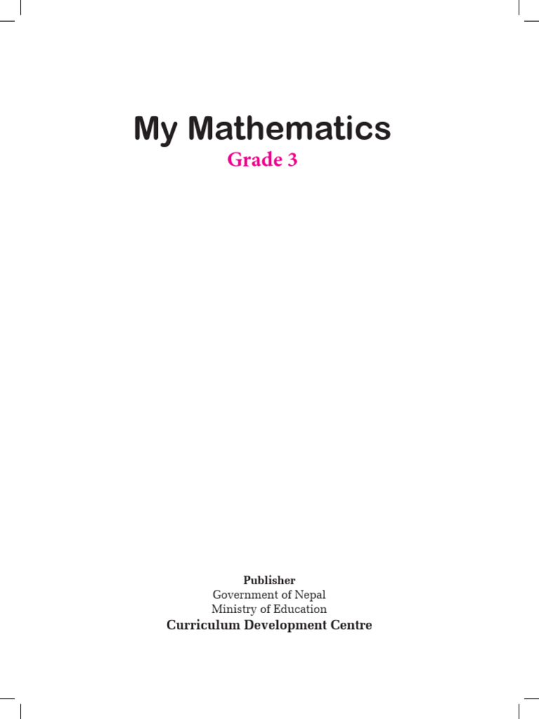 Grade_3_Book_My_Mathematics | PDF | Numbers | Curriculum