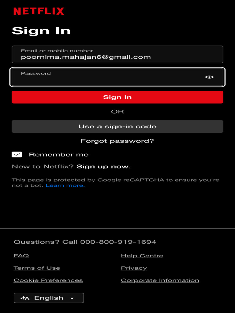 Netflix Sign-In and Support Guide | PDF