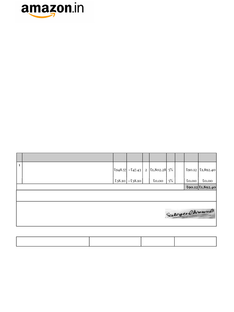 saree invoice | PDF | Invoice | Taxes