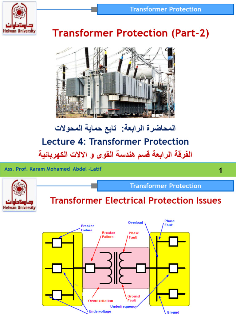 Transformer Protection Techniques Guide | PDF | Transformer | Power ...