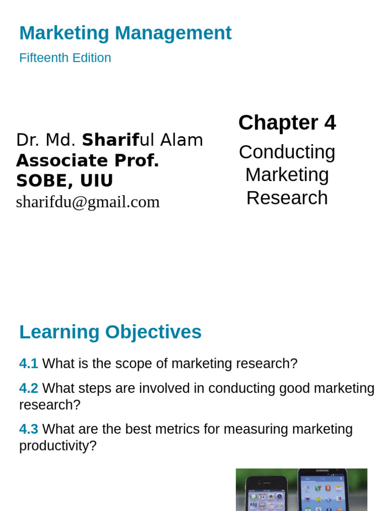 M3.0 P2 Ch4 Research - STD | PDF | Marketing | Questionnaire