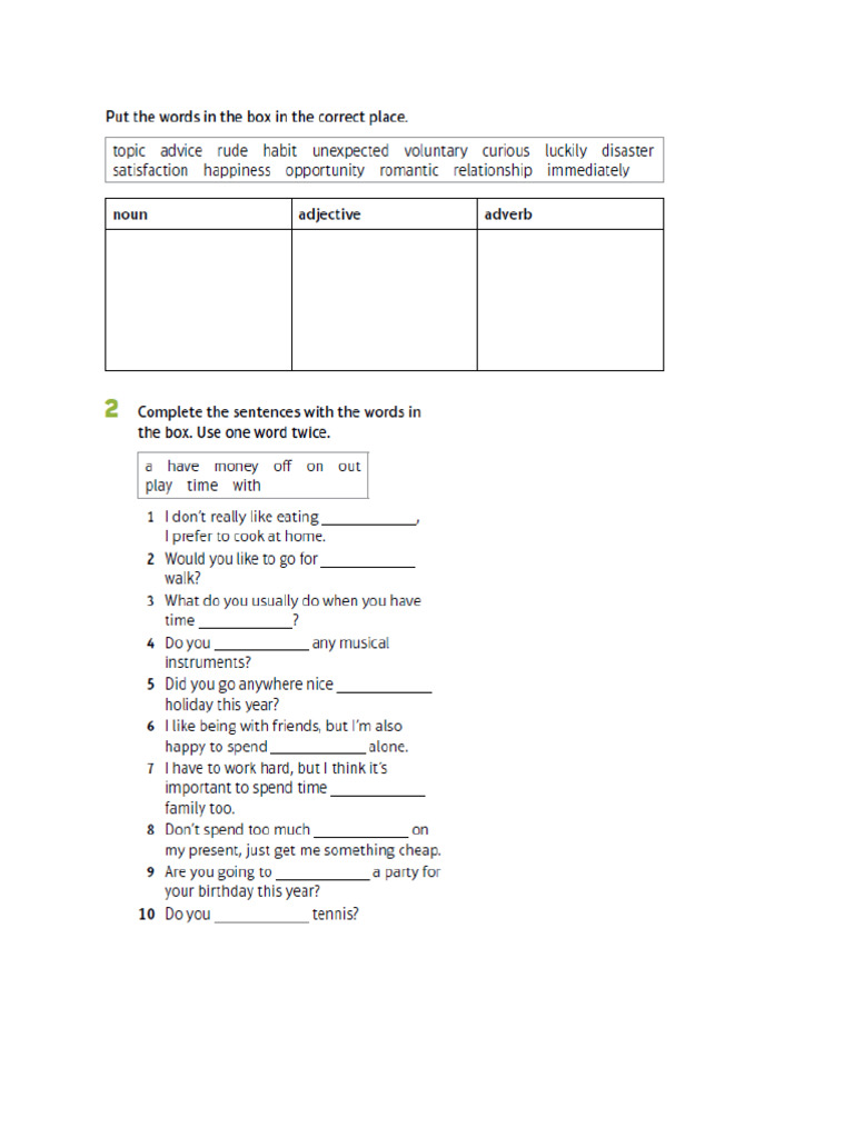 COLLOCATION Make Do Take Have | PDF