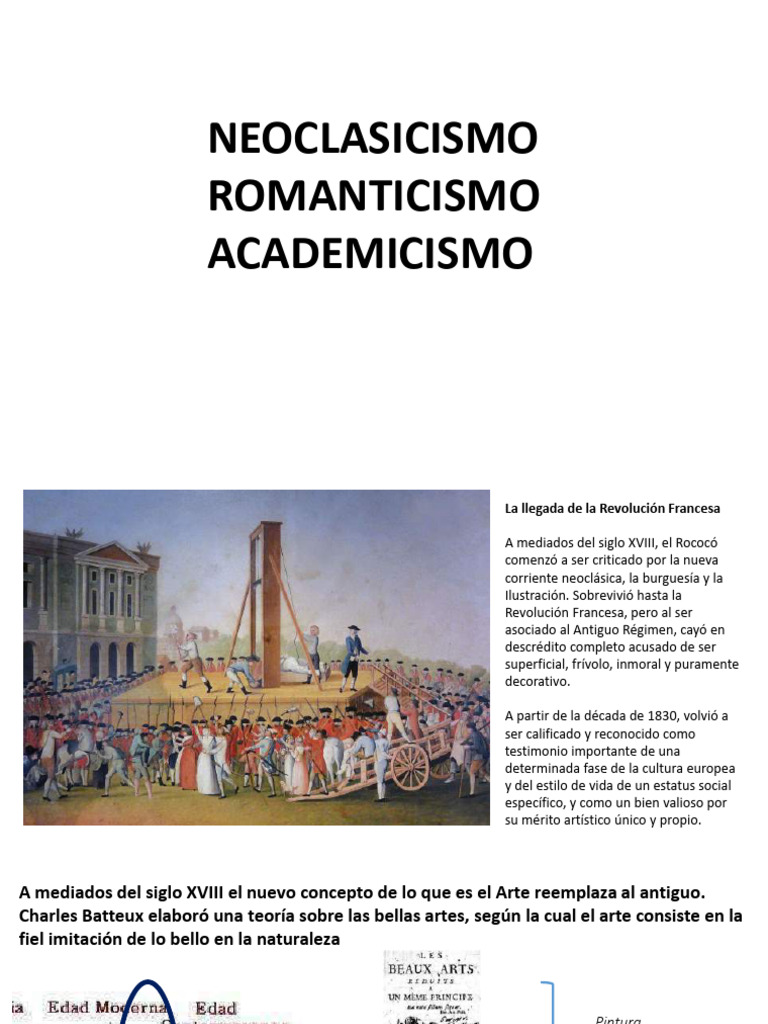Neoclasicismo: Arte y Revolución Francesa | PDF | Las artes