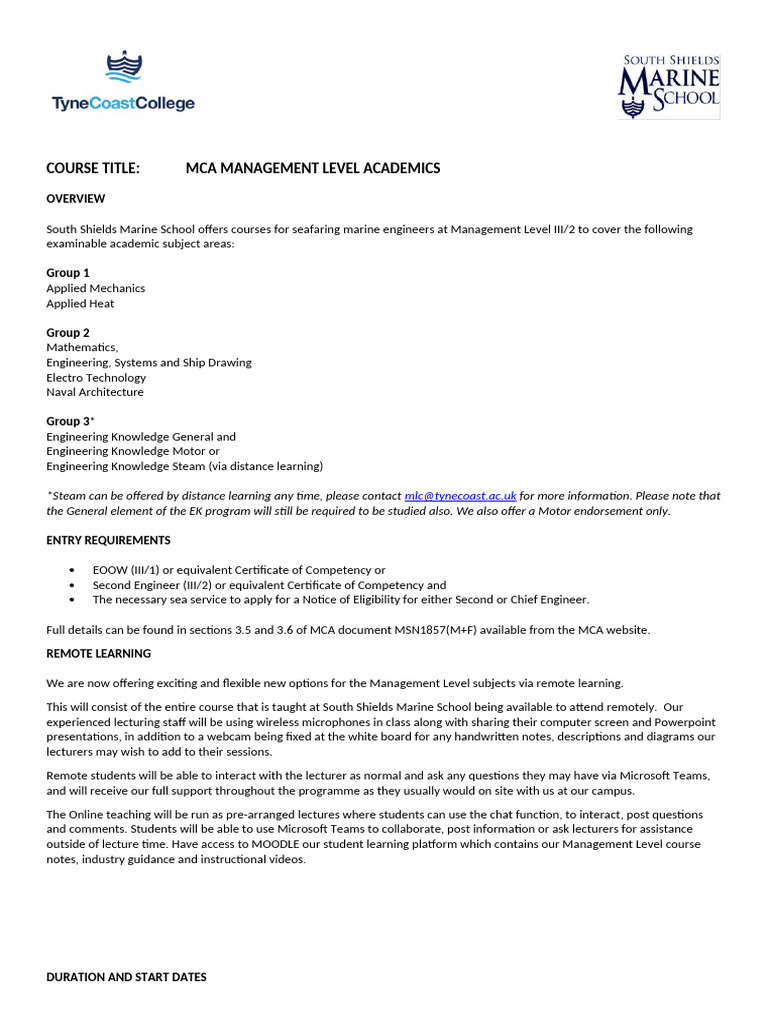03 Management Level Academics Only 2024 2025 | PDF | Distance Education ...