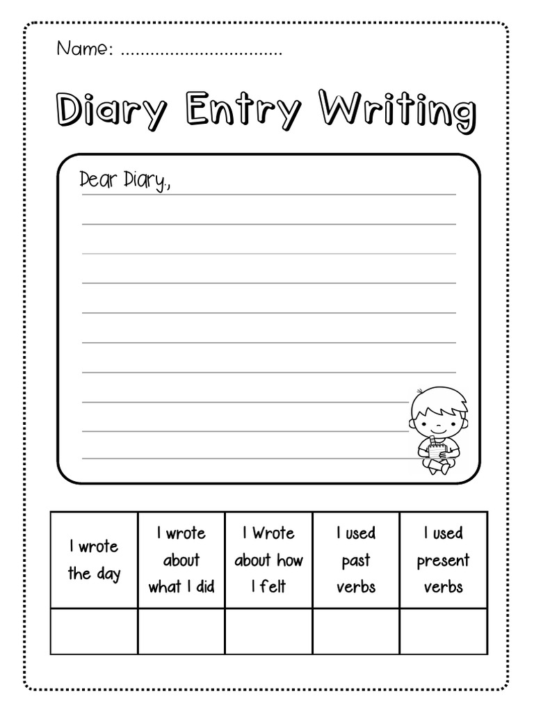 Diary Entry Writing Guide | PDF