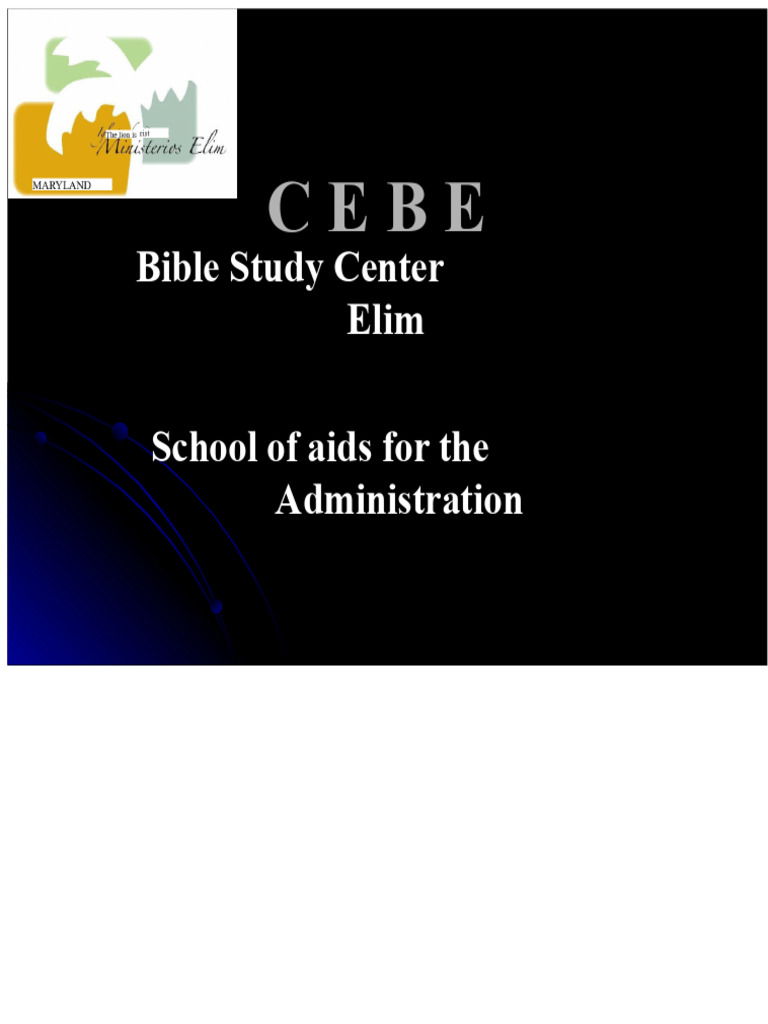 Bible Studies Center Elim | PDF
