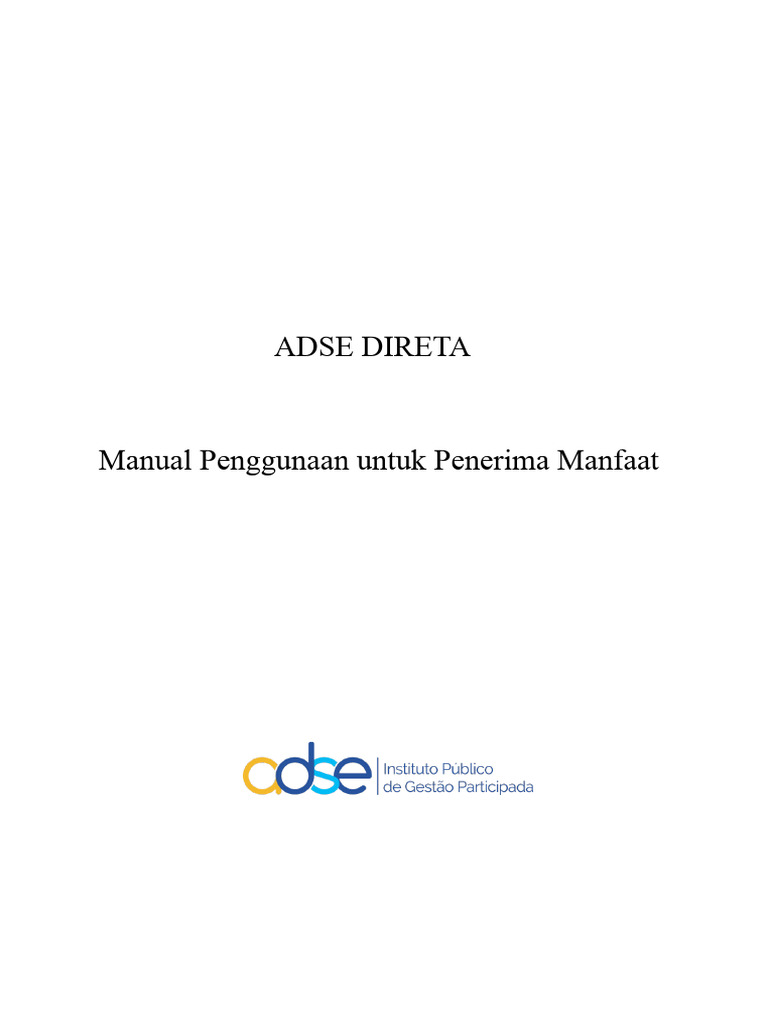 Panduan ADSE Direta untuk Penerima Manfaat | PDF
