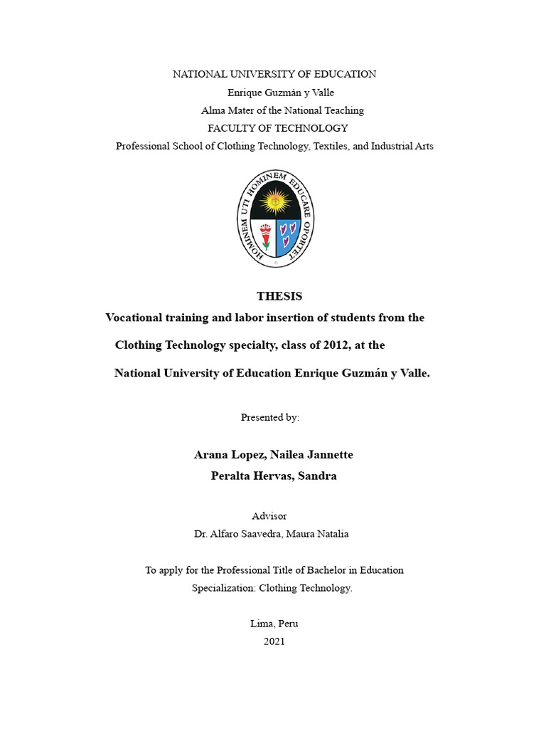 Thesis - Arana Lopez Nailea Jannette - Peralta Hervas Sandra - Fatec ...