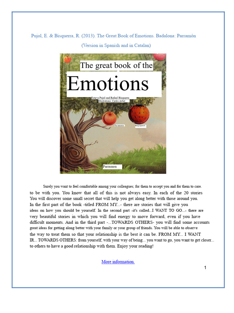 Understanding Emotions Through Stories | PDF