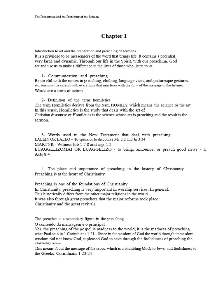 Effective Sermon Preparation Guide | PDF | Sermon | Homiletics