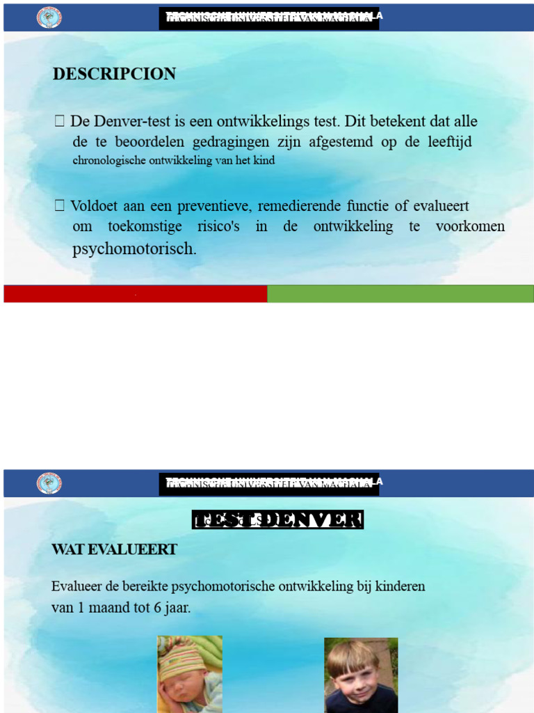 Denver test | PDF