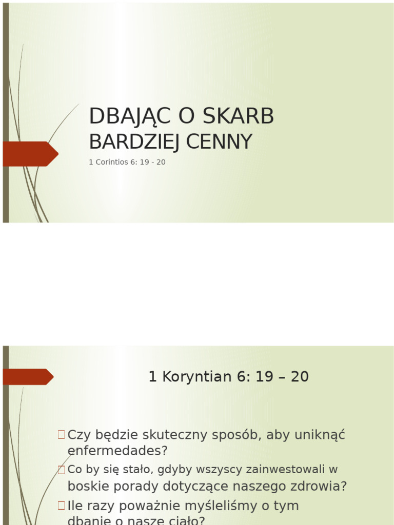 Dbając o Najcenniejszy Skarb | PDF