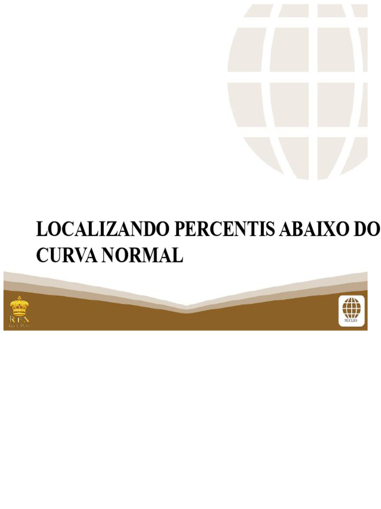 PSUnit II Aula 5 Localizando Percentis Debaixo Da Curva Normal | PDF ...