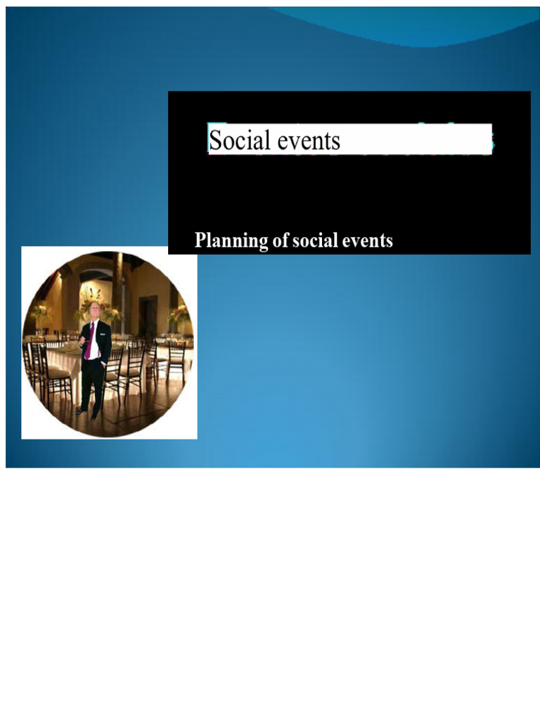 Guide to Planning Social Events | PDF