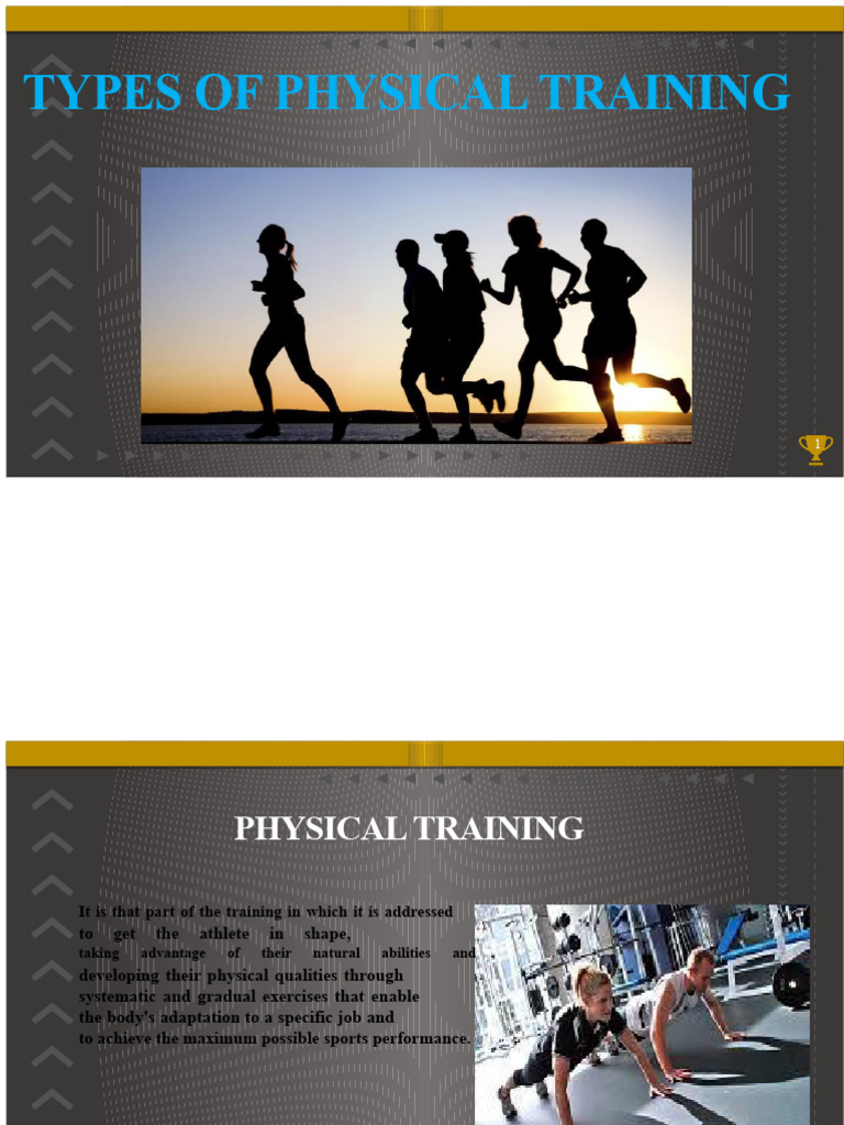 Types of Physical Training Explained | PDF | Physical Fitness ...