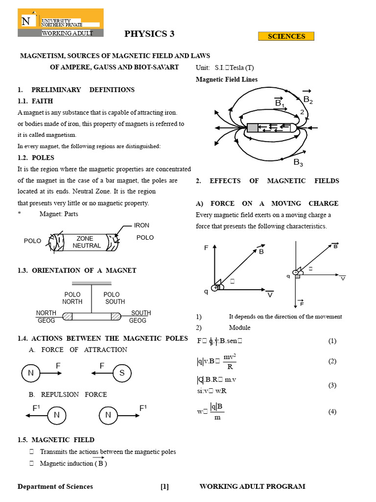Week 7 - HT - Physics 3 - Wa - Magnetic Field - Field Sources and ...
