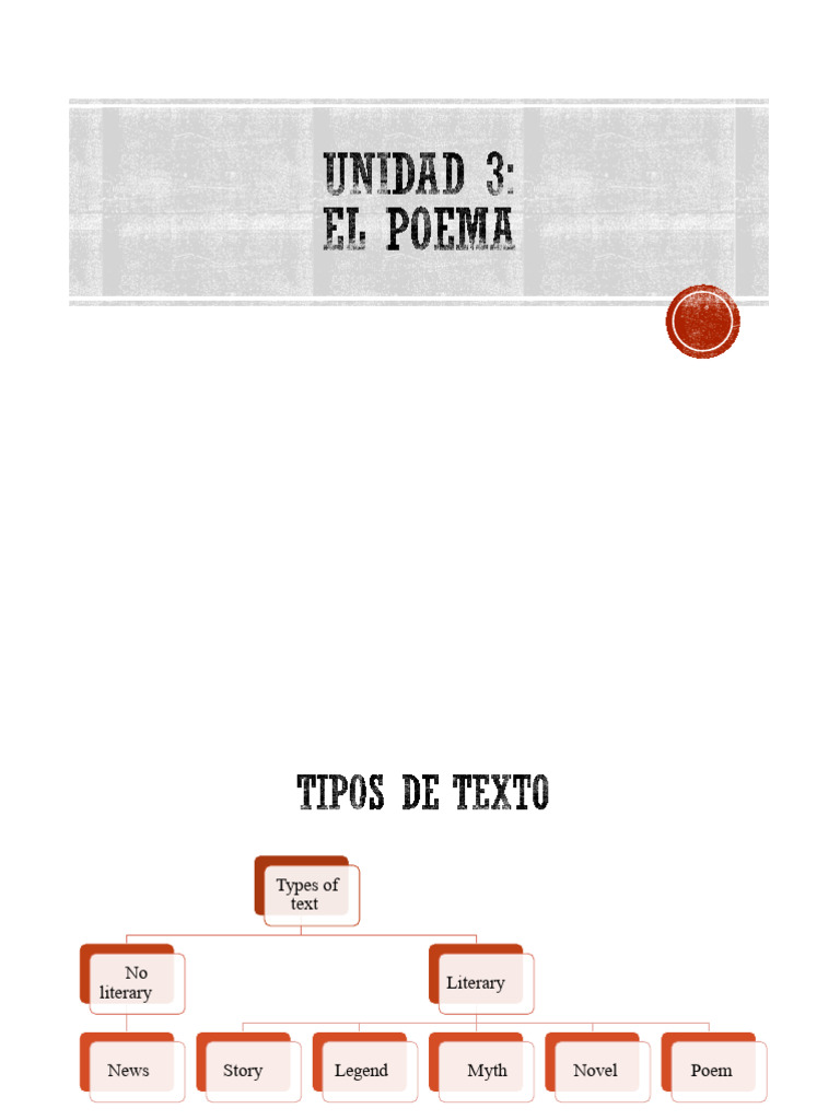 Types of Literary Texts and Poetry | PDF